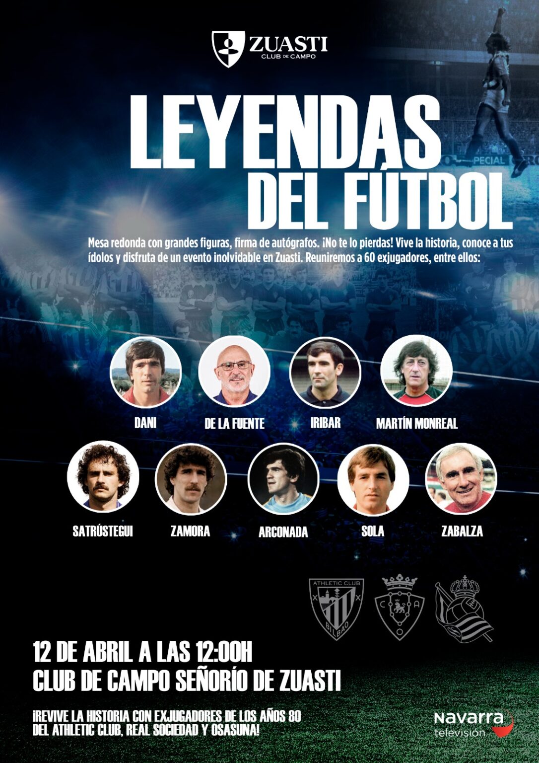 LEYENDAS DEL FÚTBOL - Señorio de Zuasti
